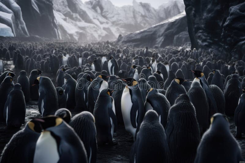 Penguin Colony Stock Illustrations – 2,034 Penguin Colony Stock ...