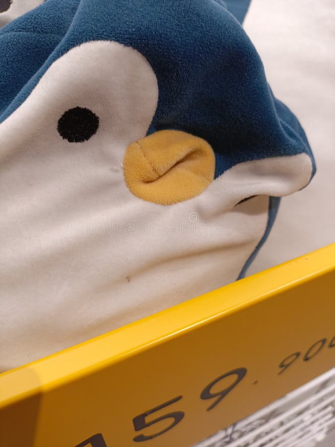 Penguin flush doll editorial stock photo. Image of plush - 387022118