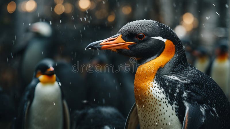 A Penguin in a Jar, Generative AI Stock Illustration - Illustration of ...