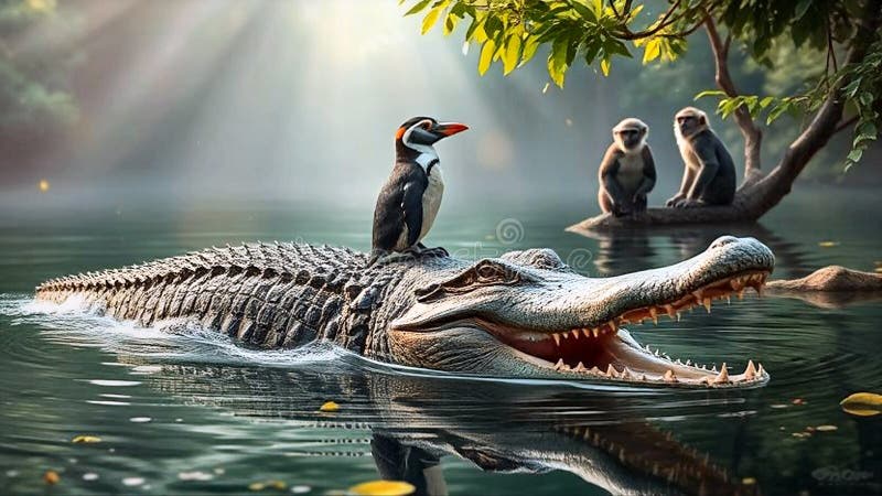 Helpful Crocodile Stock Illustrations – 12 Helpful Crocodile Stock ...