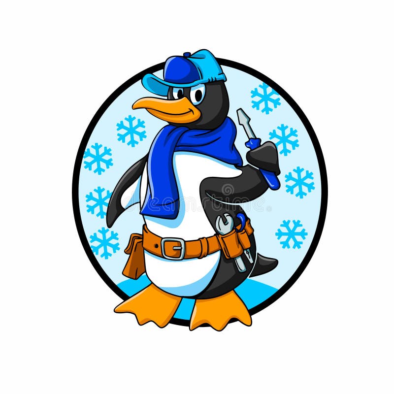 Refrigeration Technician stock illustration. Illustration of shield ...