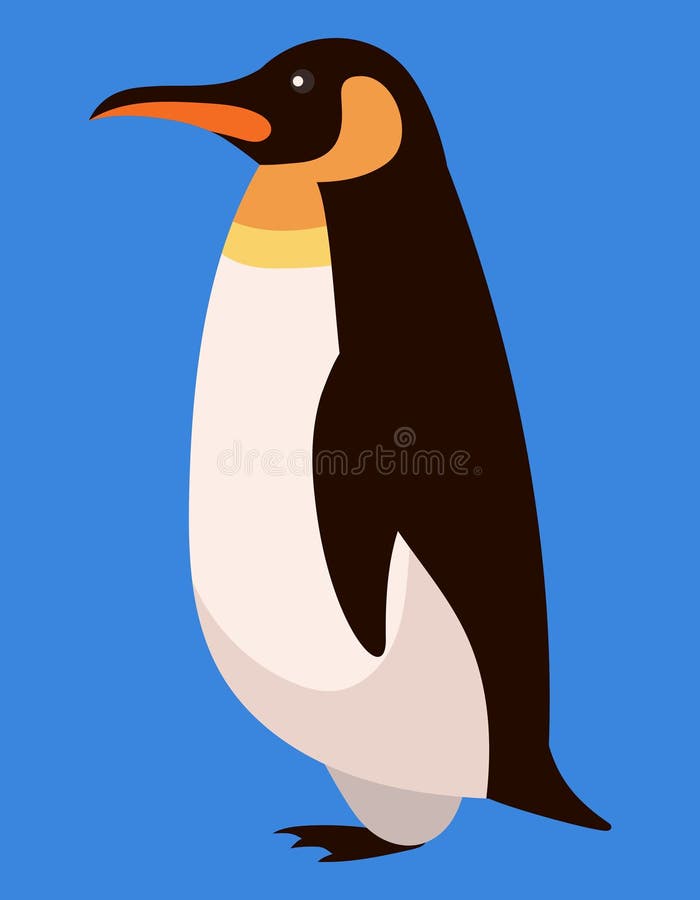 Penguin side view. stock vector. Illustration of antarctic - 202989210