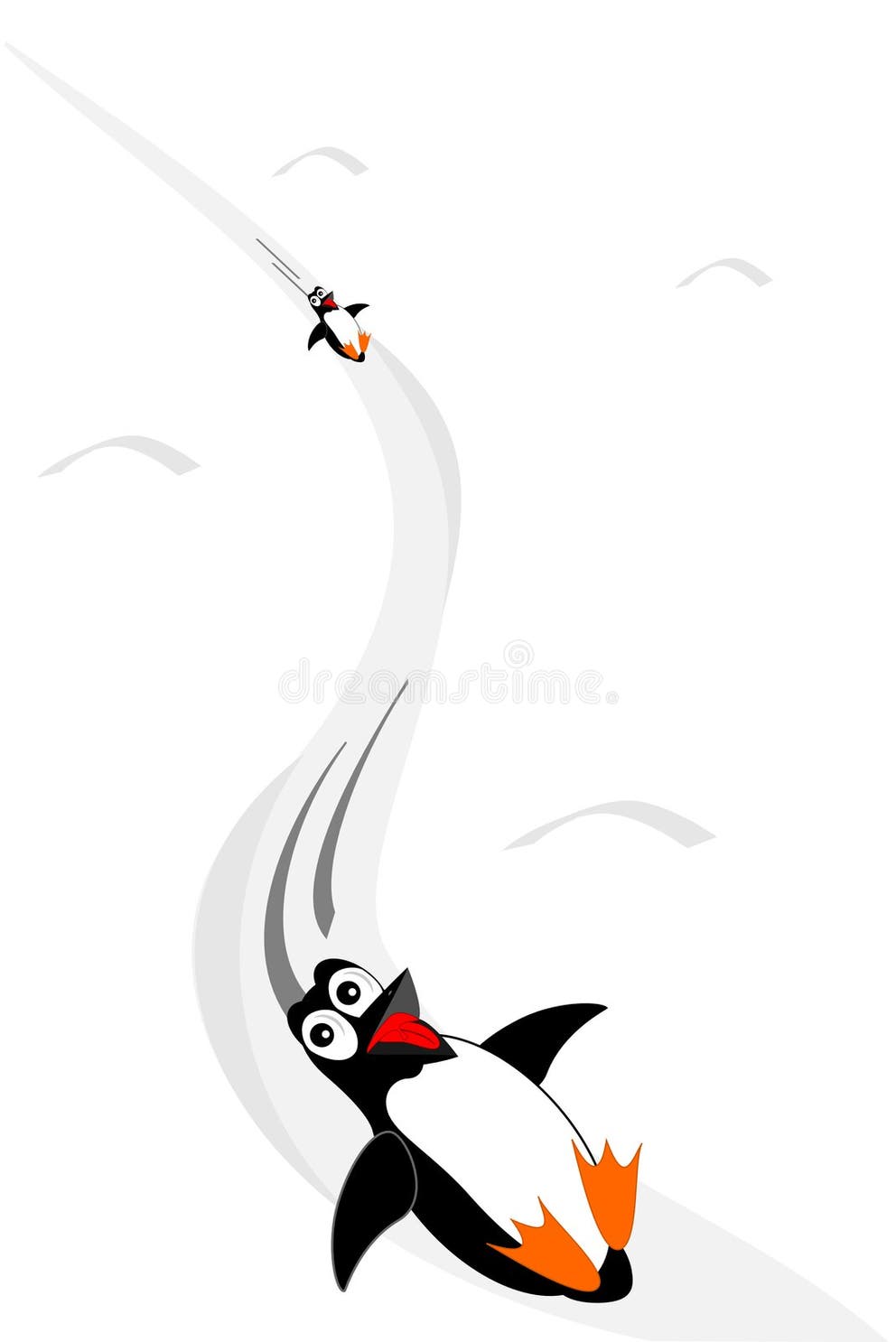 Penguins Sliding Stock Illustrations – 463 Penguins Sliding Stock ...