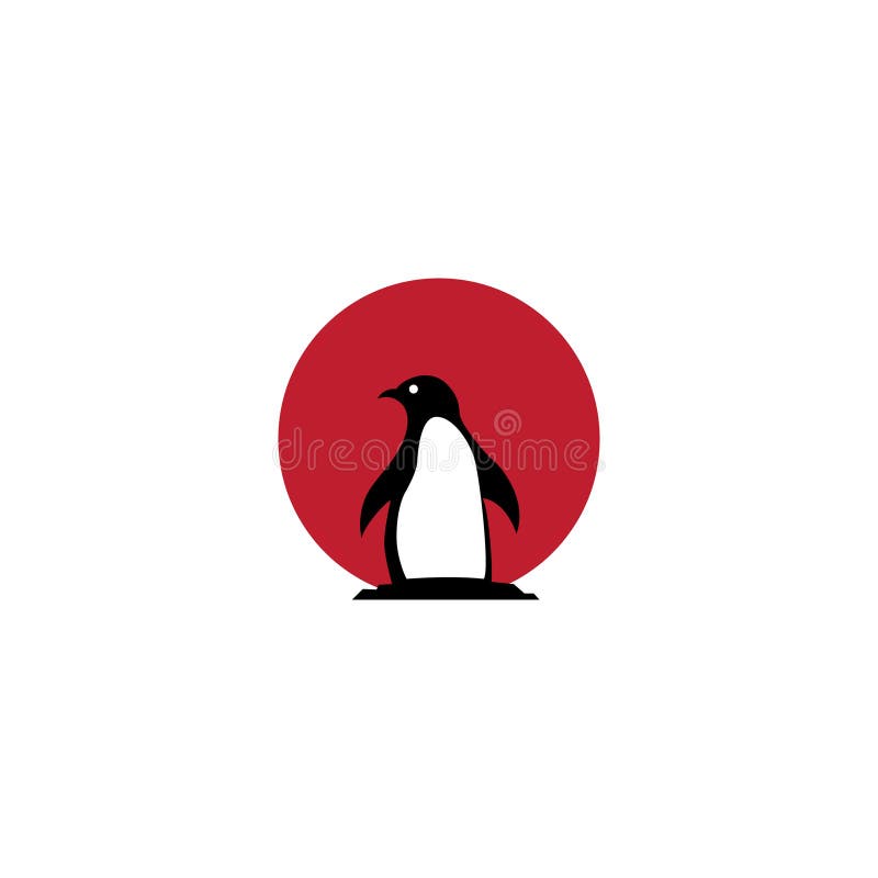 Penguin Vector Illustration for Icon, Symbol or Logo Stock Vector ...