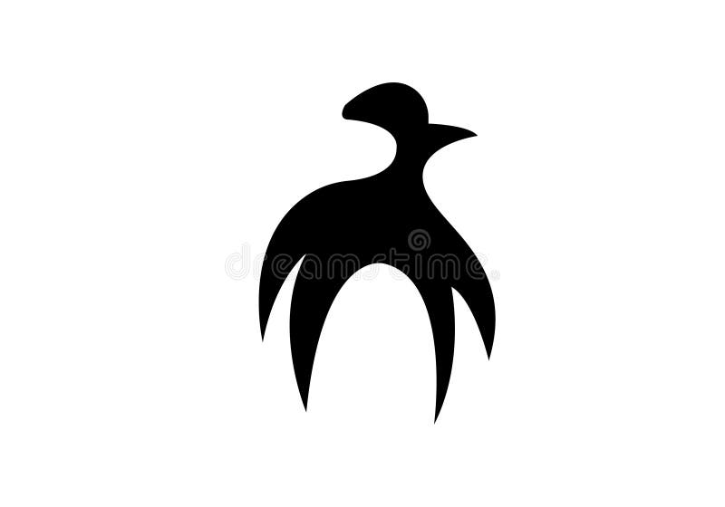 Penguin Walk Shield Circle Logo Icon Designs Vector Illustration ...