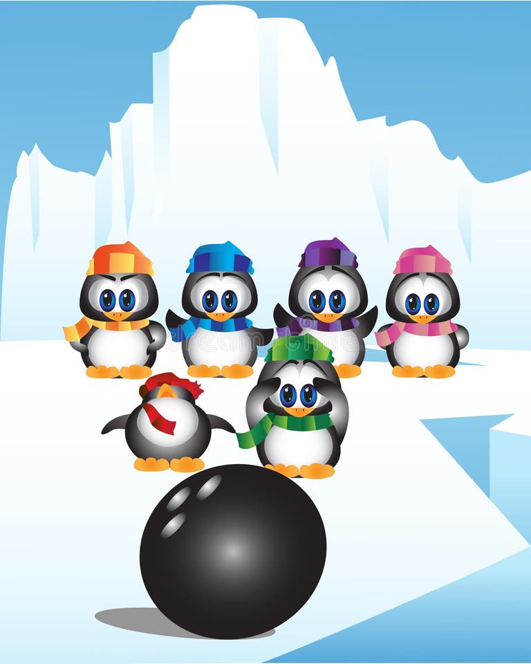 Penguins Playing Stock Illustrations – 487 Penguins Playing Stock ...