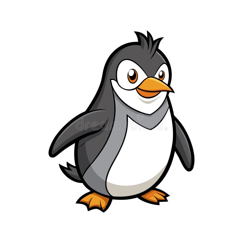 Penguins Delightful Exploration of Nature Stock Illustration ...