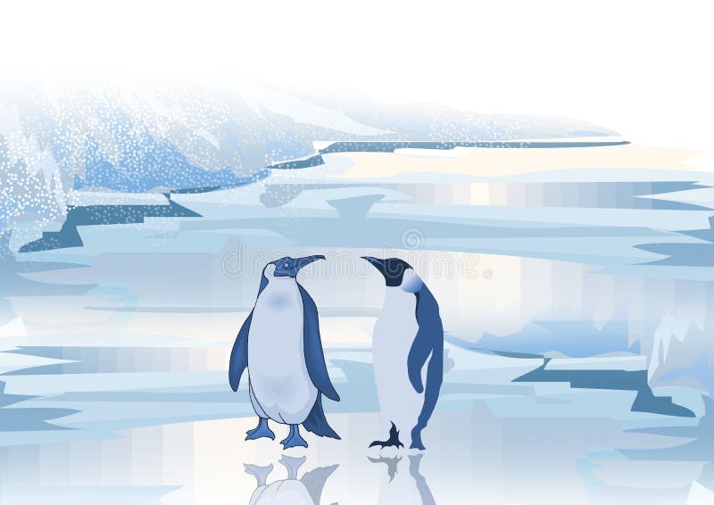 Penguins life stock illustration. Illustration of penguin - 2611436