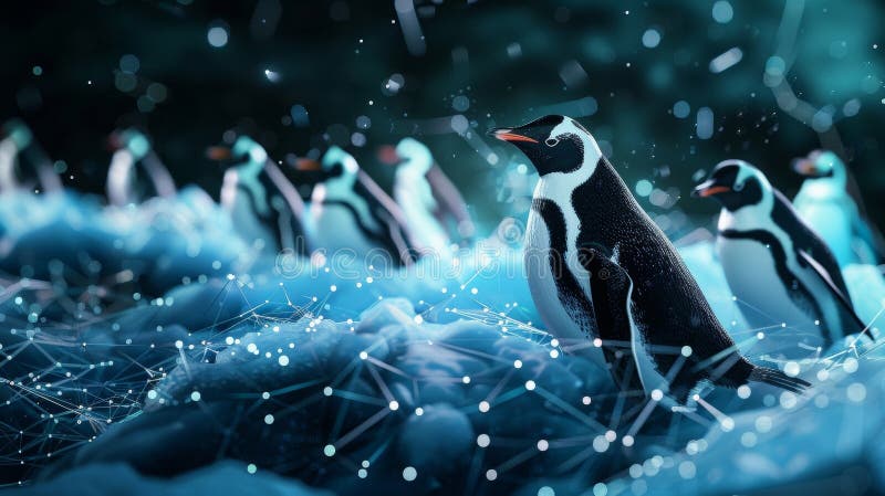 Penguins Observing Glowing Network in Antarctica, Future Technology ...