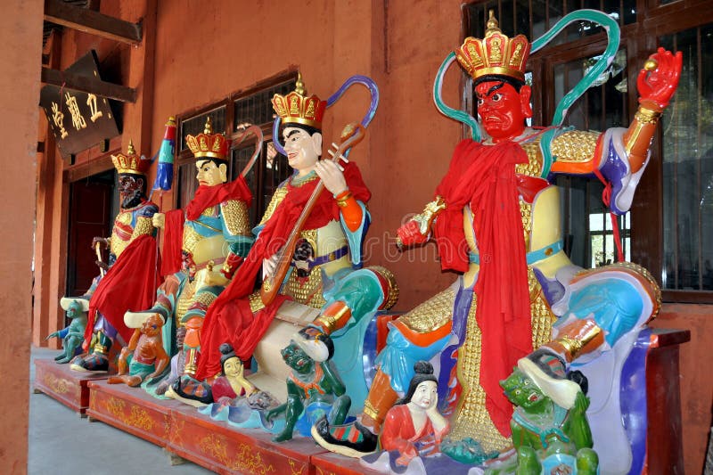 Pengzhou, China: Yuan Shi Temple Stock Image - Image of pengzhou ...