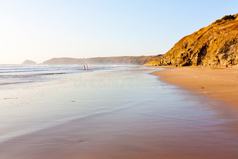 Penhale Sands stock image. Image of coastline, places - 22847857