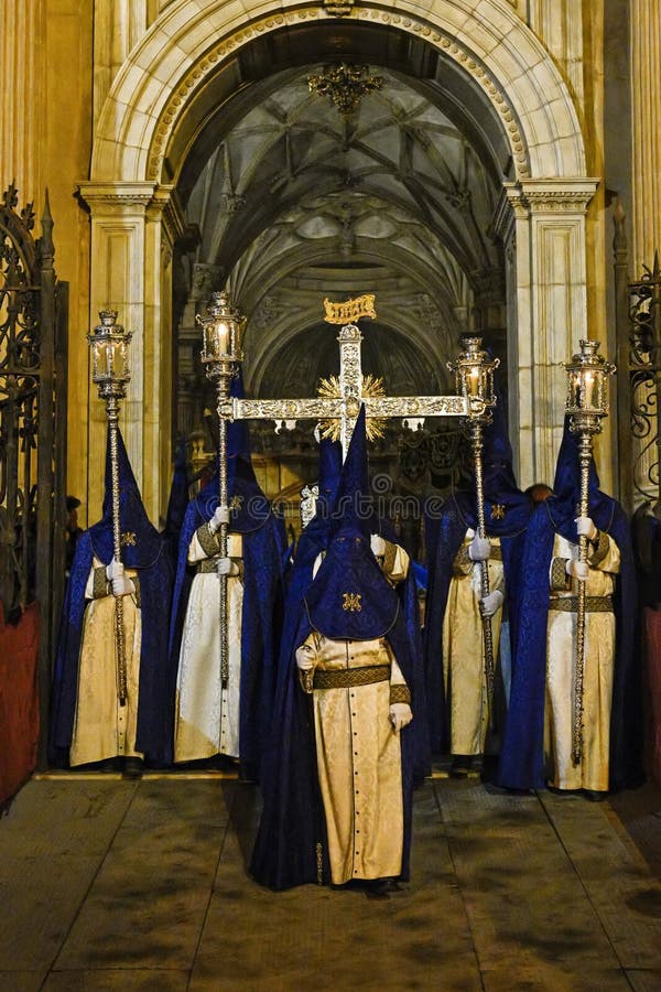 Penitent in a Procession in Holy Week Stock Image - Image of ...