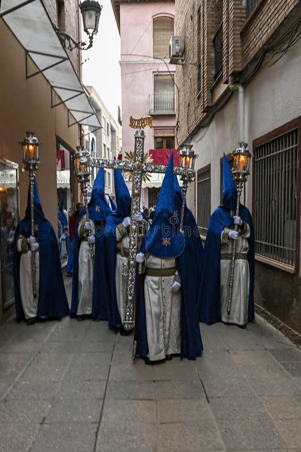 Penitent in a Procession in Holy Week Stock Image - Image of robe ...