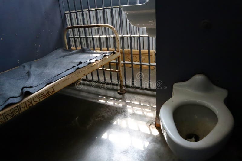 Penitentiary Prison Jail, View Inside a Cell Stock Image - Image of ...