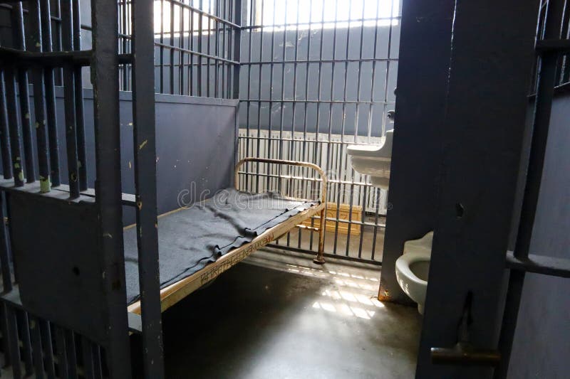 Penitentiary Prison Jail, View Inside a Cell Stock Image - Image of ...