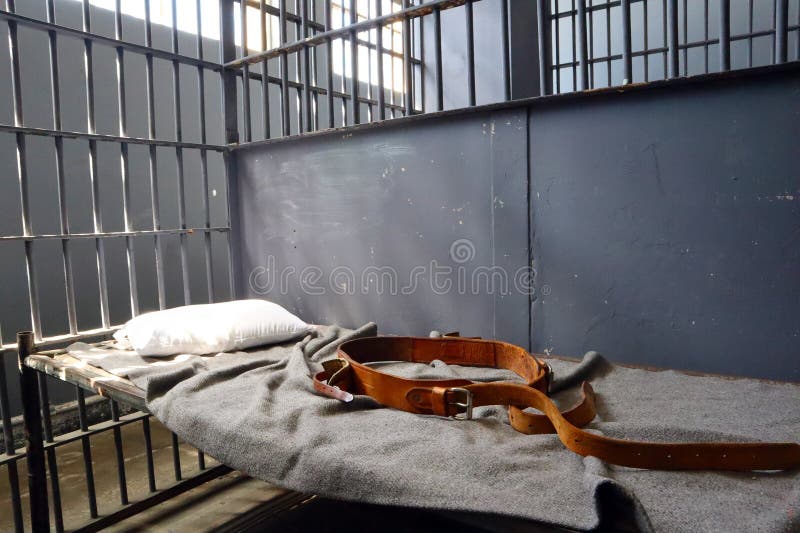 Penitentiary Prison Jail, View Inside a Cell Stock Photo - Image of ...