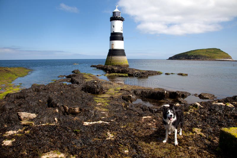 Penmon Point stock image. Image of penmon, straits, menai - 25107689