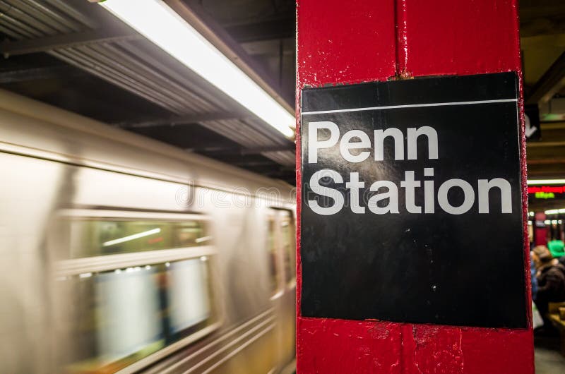 Penn Station Subway, New York City Stock Image - Image of metro, york ...