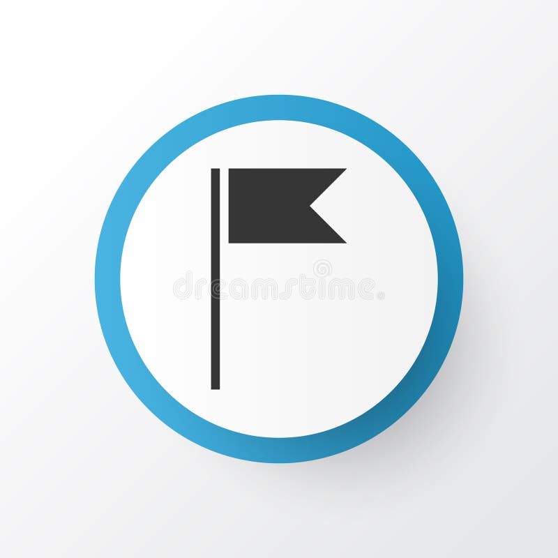 Pennant Icon Symbol. Premium Quality Isolated Flag Point Element in ...