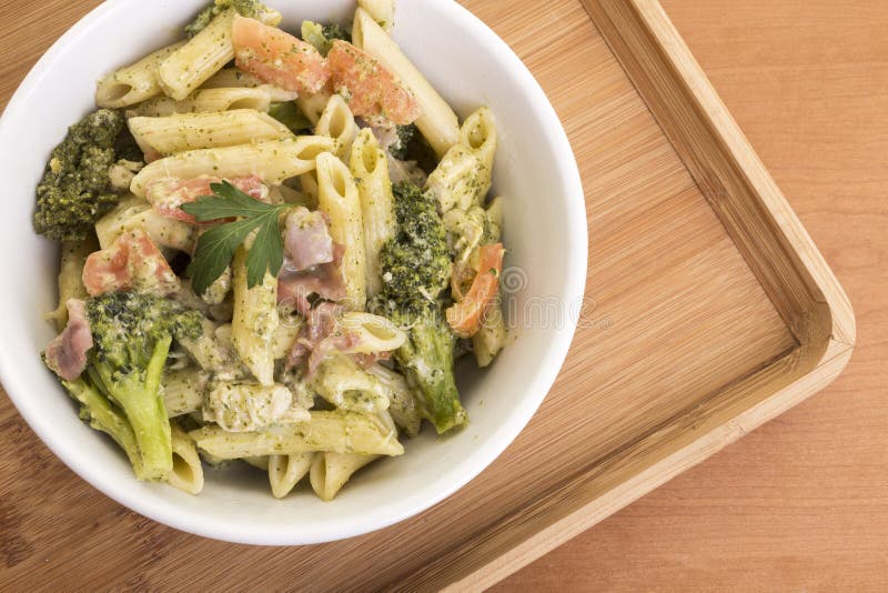Penne Pasta Dish with Broccoli Stock Image - Image of pasta, dinner ...