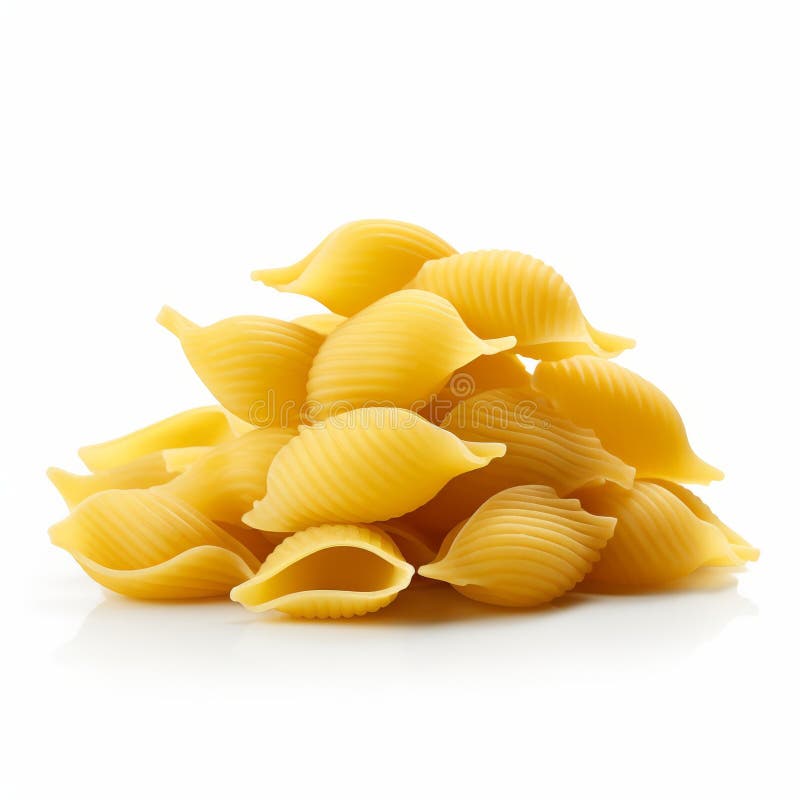 Ultra-realistic Pasta Photography on White Background Stock ...