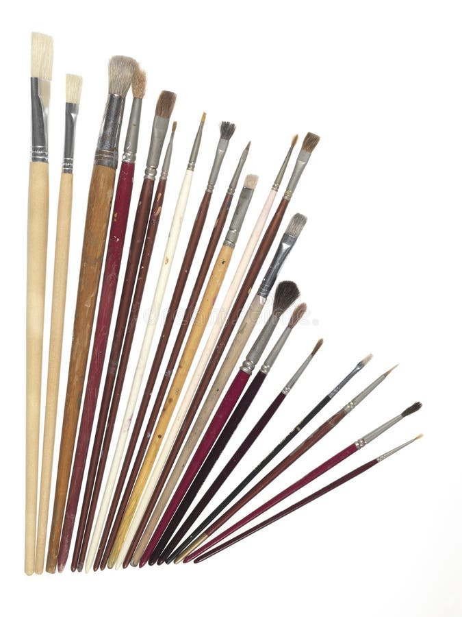 Pennelli fotografia stock. Immagine di orizzontale, verniciato - 16584042