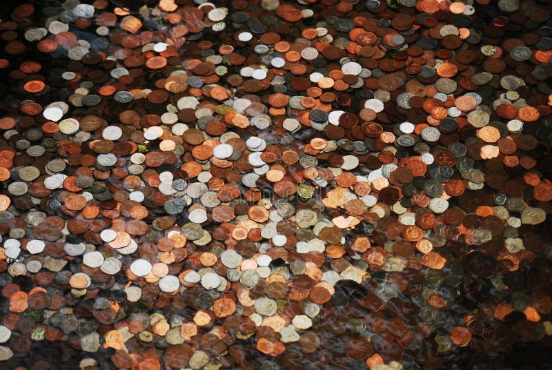 Pennies stock image. Image of money, river, return, financial - 27389345