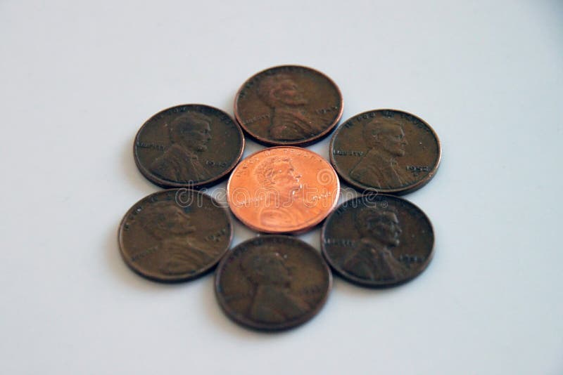 US Penny stock image. Image of money, copper, close, currency - 632705