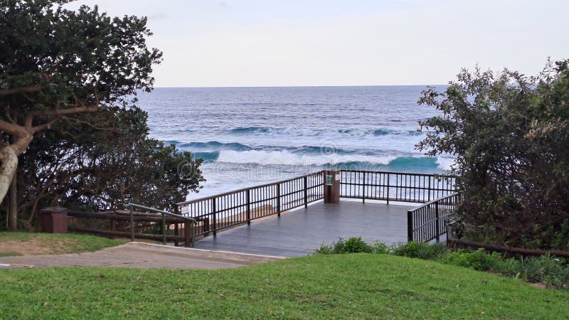 Pennington Beach stock photo. Image of deck, natal, grass - 338218148