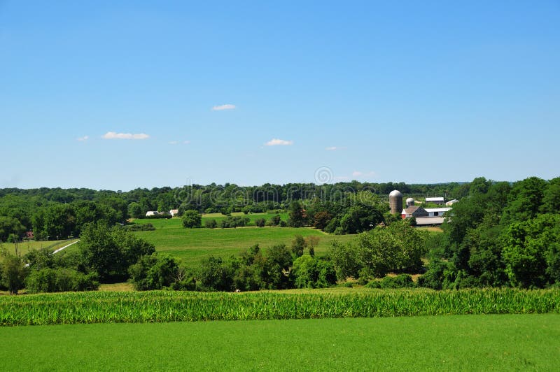 Pennsylvania farmland stock photo. Image of agriculture - 15132620