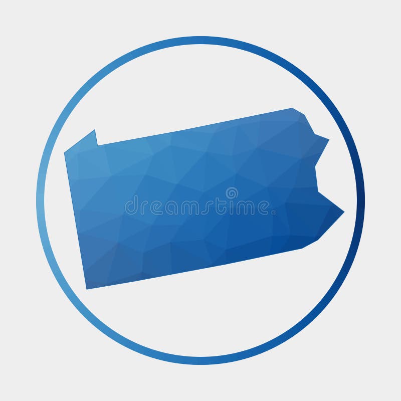 Pennsylvania icon. stock vector. Illustration of mesh - 193201851