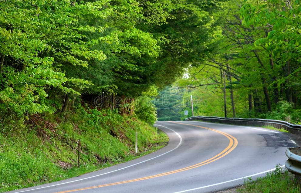Pennsylvania Route 6 stock photo. Image of local, hill - 6801560