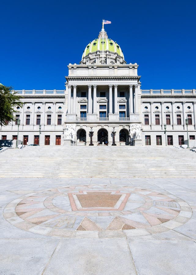 Pennsylvania State Capitol Building Stock Image - Image of palace ...
