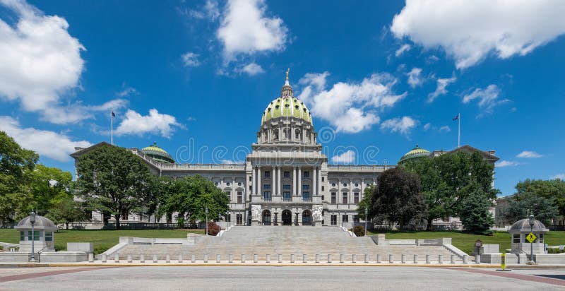 Pennsylvania Capitol Rotunda Ceiling Stock Image - Image of inside ...
