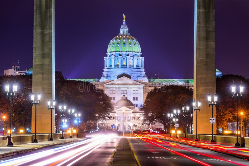 Pennsylvania State Senate Chamber Stock Image - Image of ornate ...