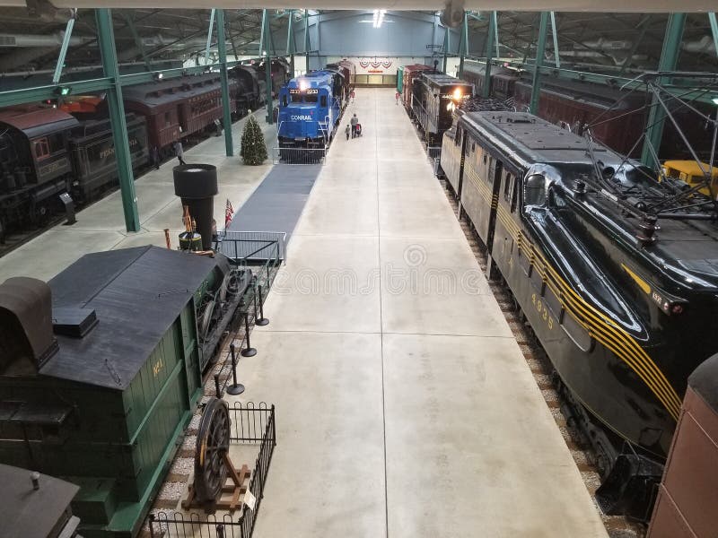 Pennsylvania Train Museum stock photo. Image of vehicle - 174870670