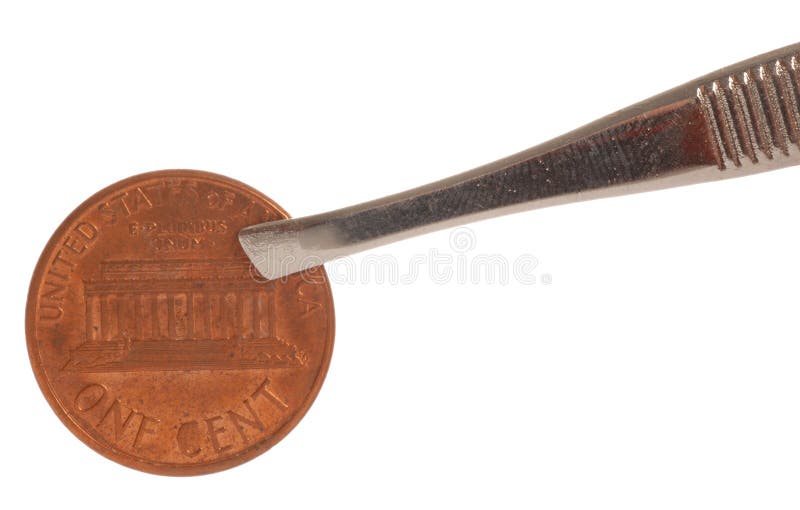 Penny to spend stock photo. Image of ironic, isolated - 15157876