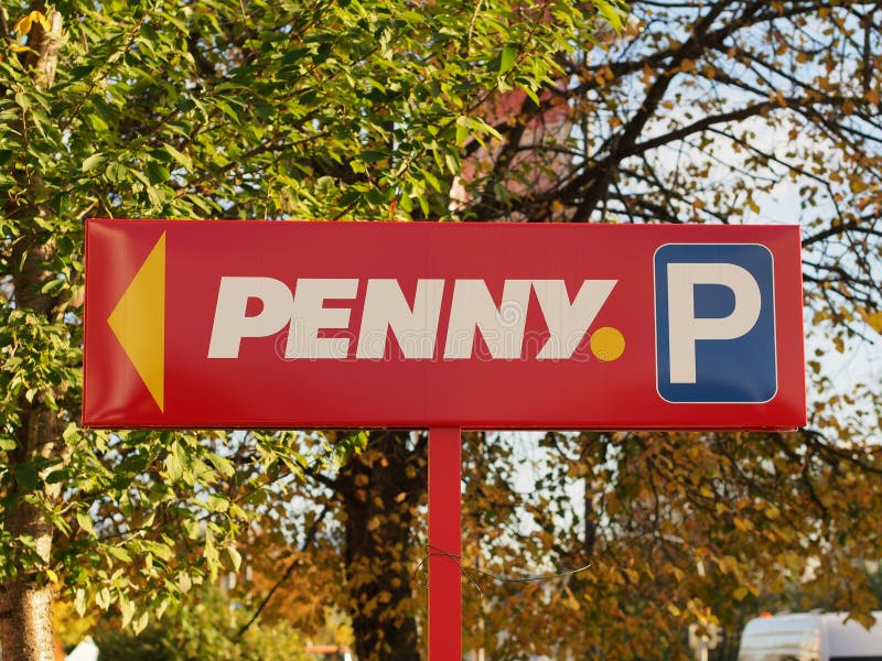 Penny sign editorial photo. Image of german, germany - 34430531