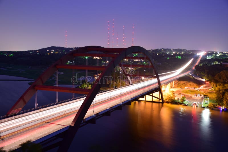 Pennybacker Bridge stock image. Image of austin360, pennybacker - 93388791