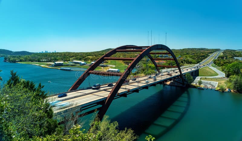 Pennybacker Bridge - 360 Bridge - in Austin Texas Editorial Stock Image ...