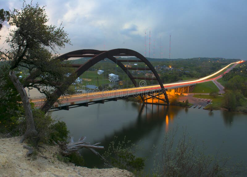 Pennybacker Bridge 360 Highway Capital Of Texas Bridge Close Up Motion ...