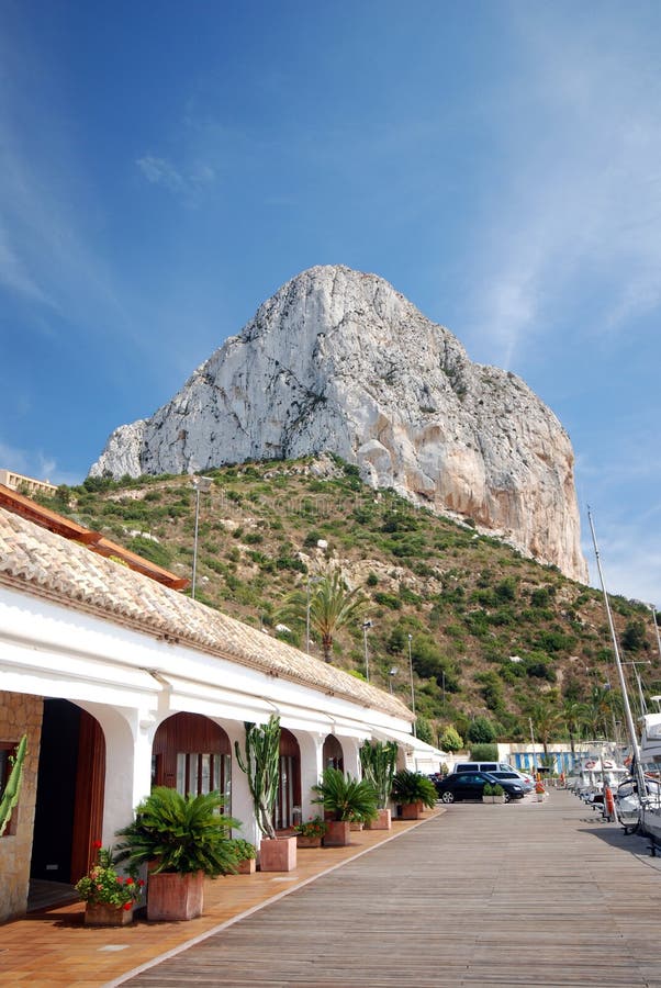 Penon de ifach stock image. Image of coast, spain, shore - 26299587