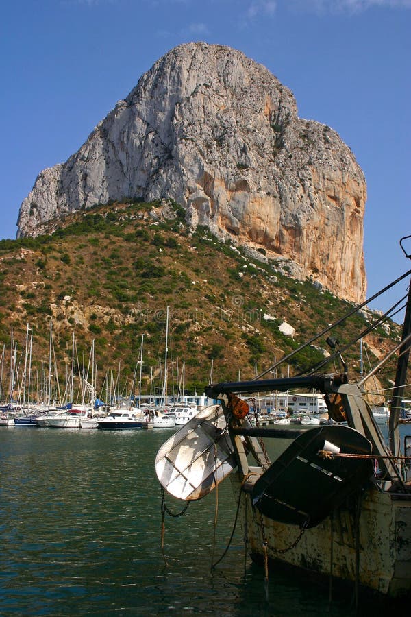 Penon Ifach stock image. Image of landscape, holidays - 27222837