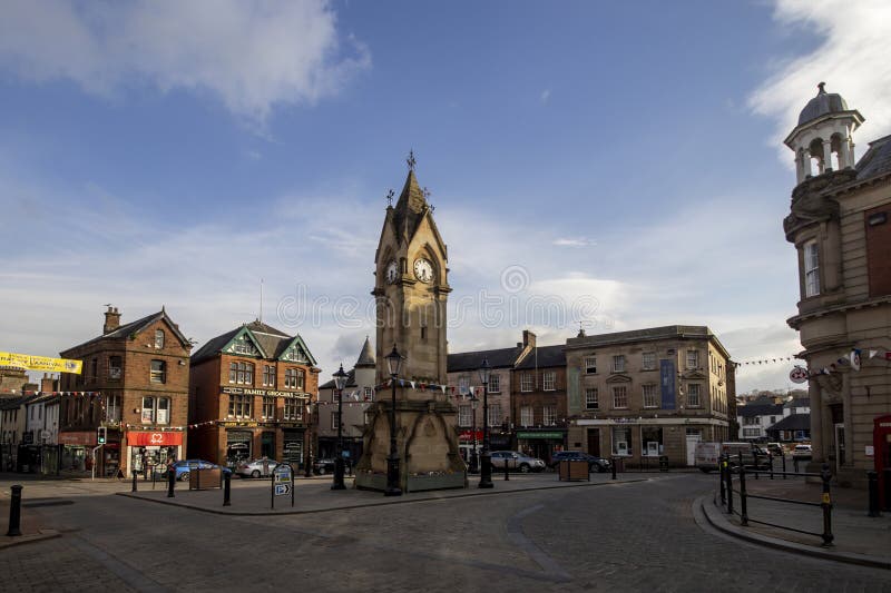 The Penrith Clock Tower (aka Musgrove Monument) in the Centre of ...