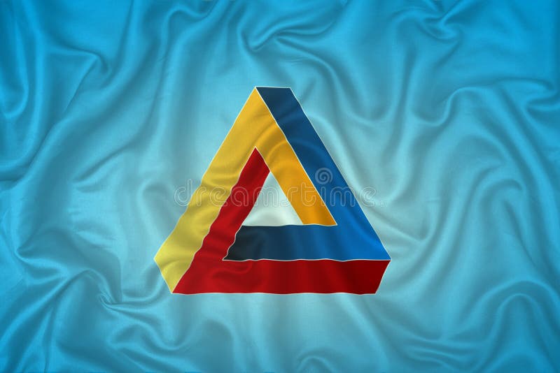 Penrose Impossible Triangle Stock Illustration - Illustration of ...