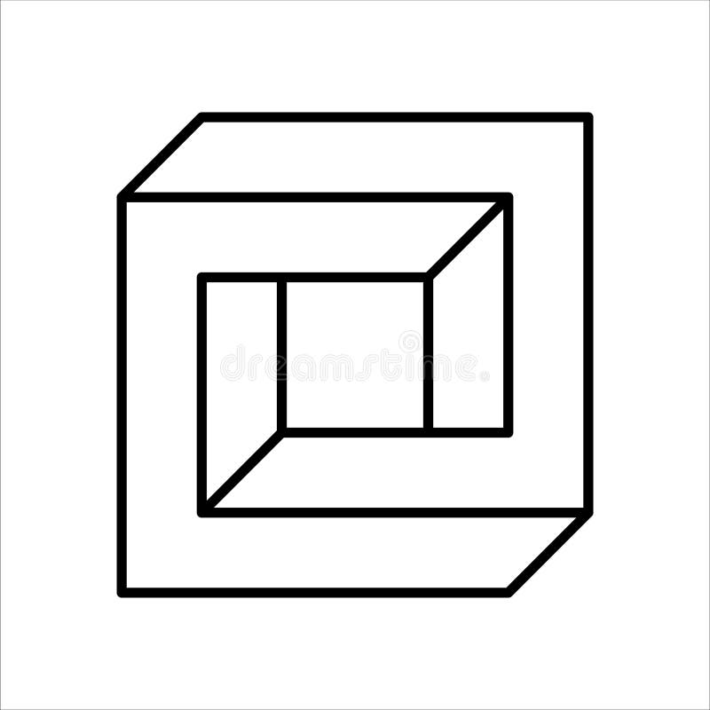 Penrose stairs stock illustration. Illustration of architecture - 25465428