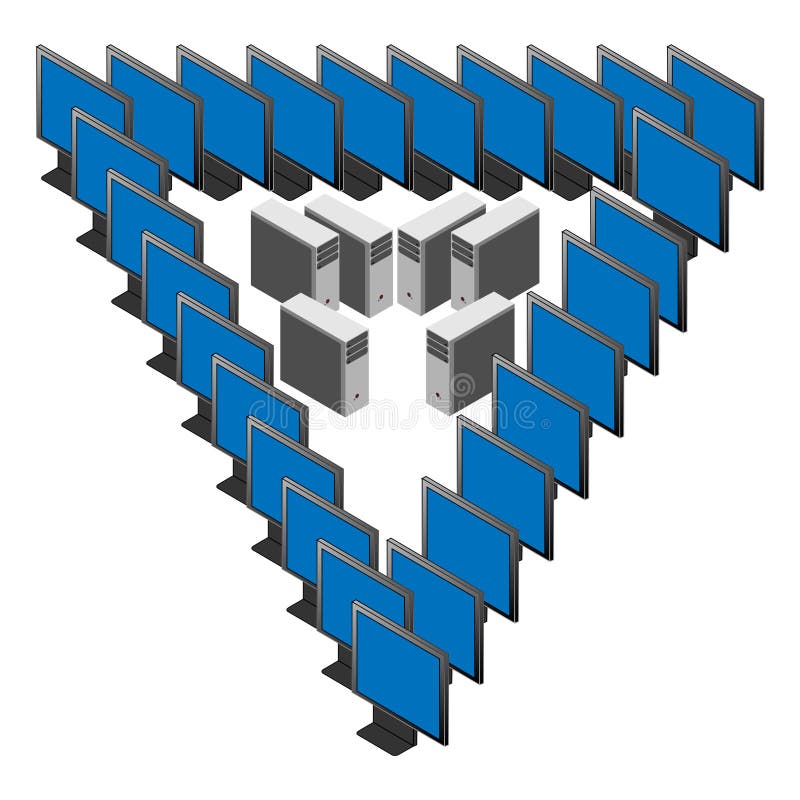 Penrose Triangle - Concept of Computer Hardware and Internet Stock ...