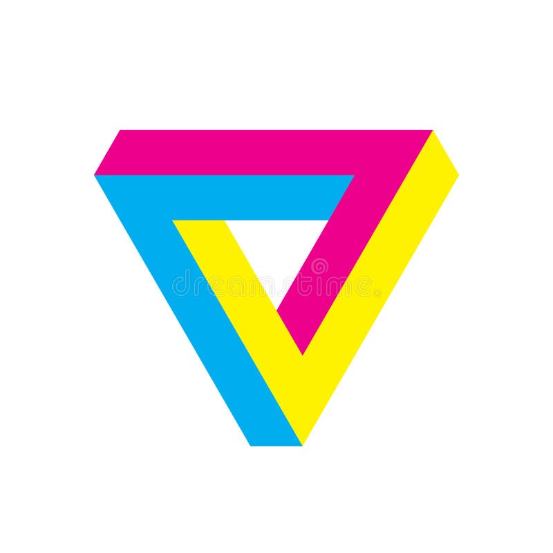 Penrose Triangle Stock Illustrations – 889 Penrose Triangle Stock ...