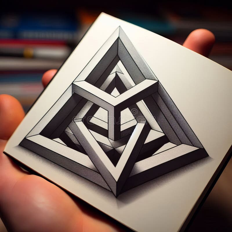 Impossible Triangle Drawing Stock Photos - Free & Royalty-Free Stock Photos from Dreamstime