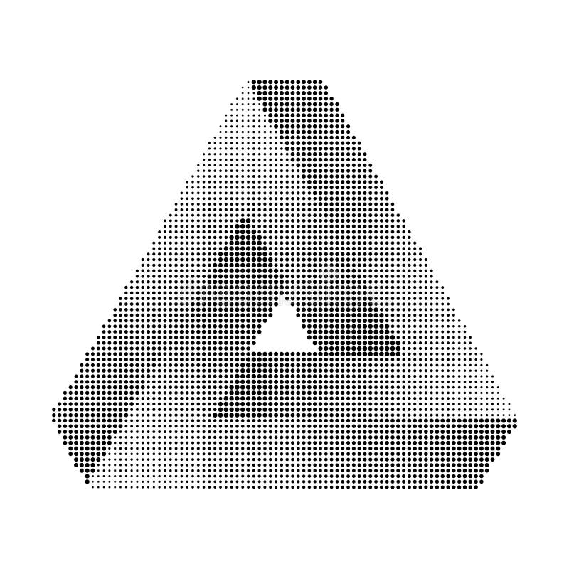 Penrose tribar halftone stock vector. Illustration of print - 129229459